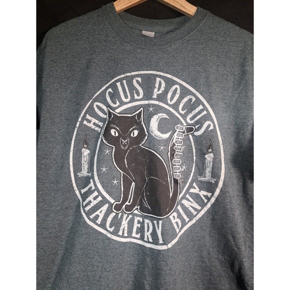 Gildan | Shirts | Nwt Hocus Pocus Thackery Binx Shirt | Poshmark